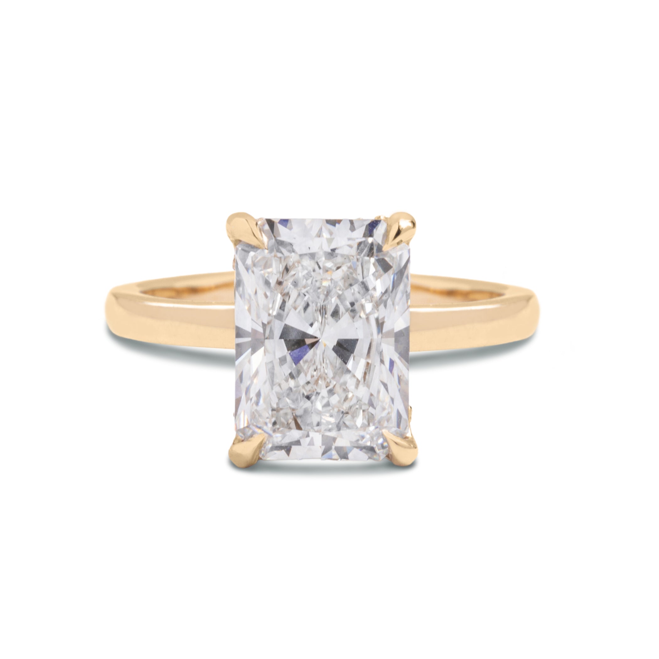 3.58ct Radiant Lab Grown Diamond Phoebe Ring