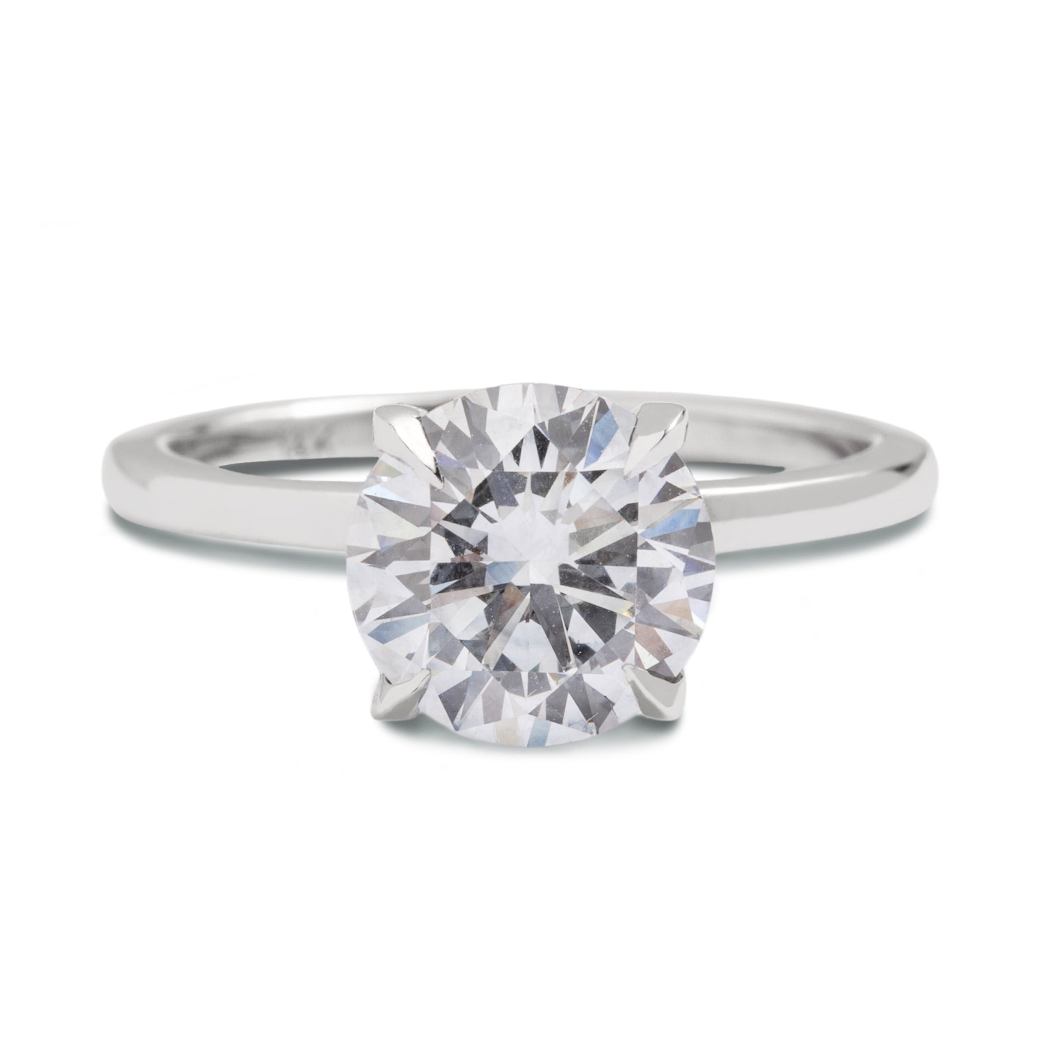 2.07ct Round Lab Grown Diamond Michelle Ring